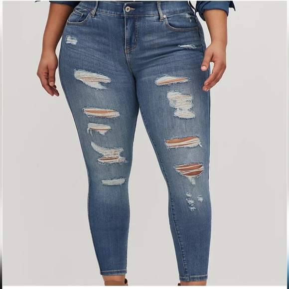 torrid | Jeans | Torrid Bombshell Skinny Premium Stretch Highrise ...